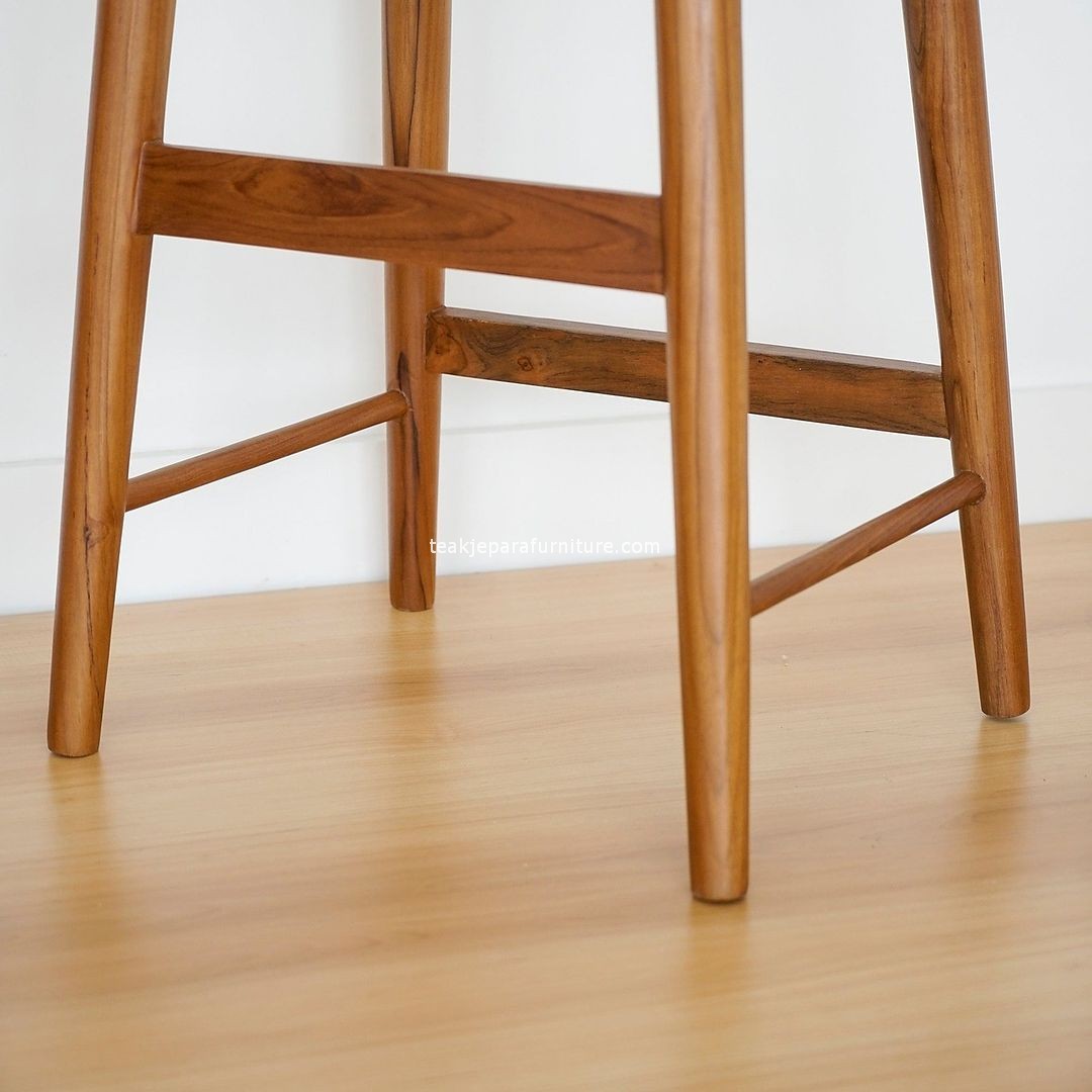teak bar stool