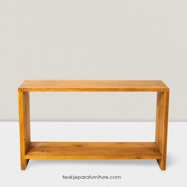 solid wood console table